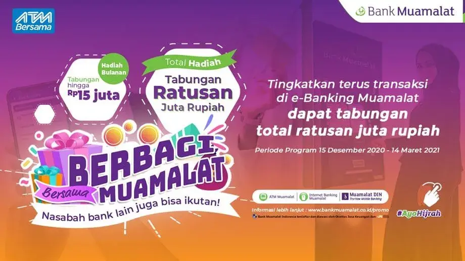 Sharing with Muamalat can earn hundreds of millions!!! | ATM Bersama